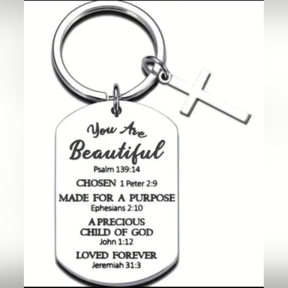 Boutique Rea | Accessories | You Are Beautiful Bible Verse Keepsake ...